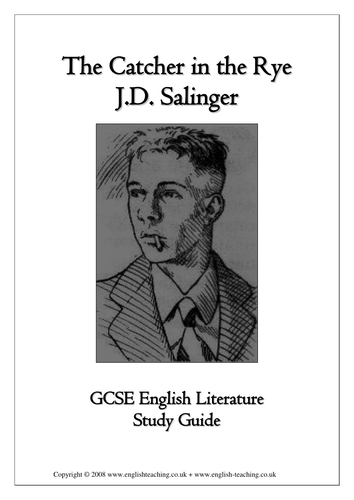 The Catcher in the Rye by J. D Salinger: Study pack | Teaching Resources