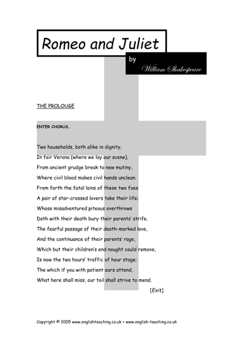 Romeo And Juliet Articles