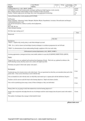 Poetry Pack | Teaching Resources