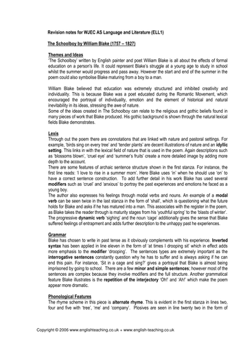 Poetry Anthology Revision - Part 3. | Teaching Resources