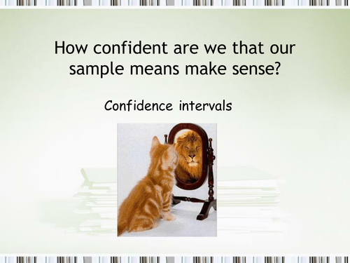 Statistics 1 Confidence Intervals | Teaching Resources Statistics 1 Confidence Intervals | Teaching Resources