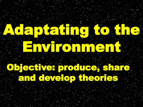 Ecology: Adapting to the Environment Powerpoint | Teaching Resources