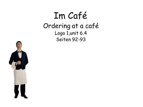 Im Cafe, Logo 1 | Teaching Resources