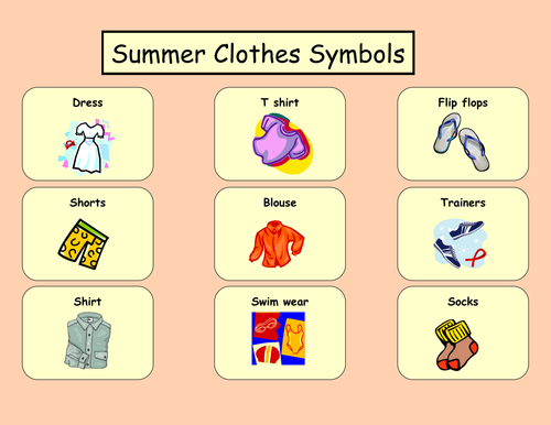 Early years clothes resources