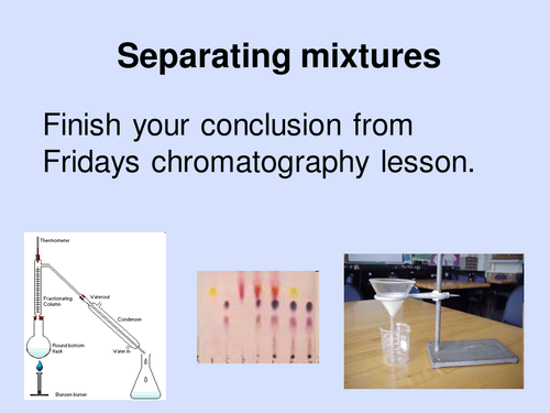 Separating mixtures challenge HT | Teaching Resources