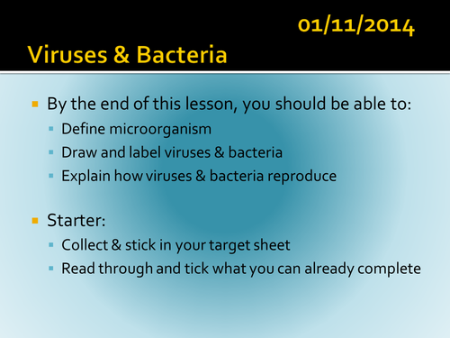 B2 Viruses and Bacteria ppt HT | Teaching Resources
