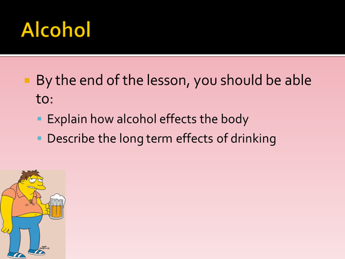 B3 Alcohol ppt HT | Teaching Resources