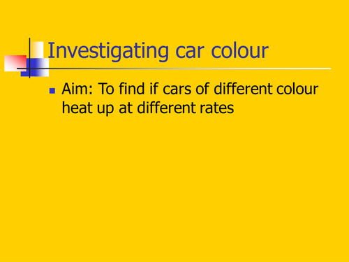 Radiation practical ppt HT | Teaching Resources