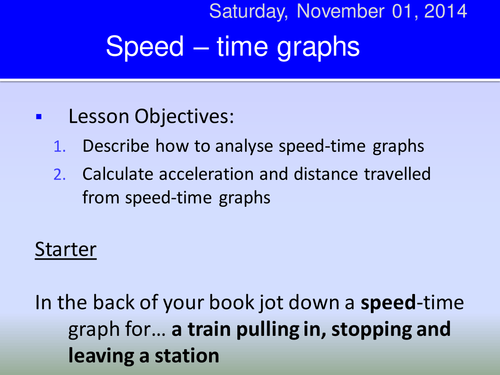 Acceleration ppt HT | Teaching Resources