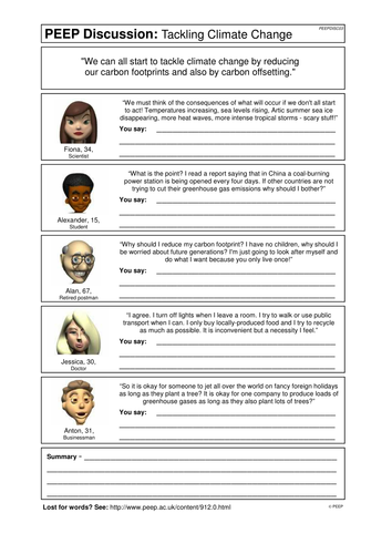 Tackling Climate Change | Teaching Resources