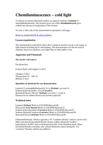 Y7 Chemical Reactions L12 - making bath bombs | Teaching Resources