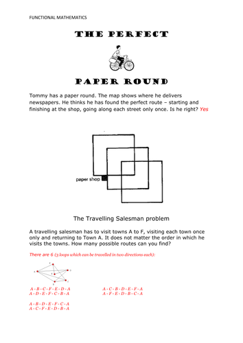 Logic and Reasoning Task - The Perfect Paper Round | Teaching Resources