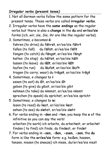 Present tense - happy & sad verbs | Teaching Resources