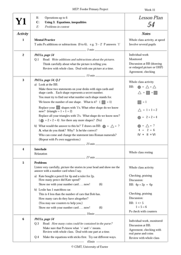 Lesson on using 3 in equation and inequalities | Teaching Resources