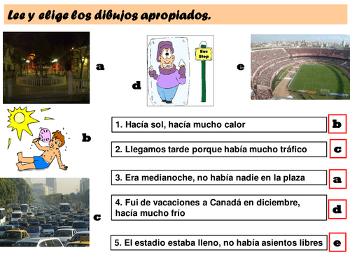 El imperfecto | Teaching Resources