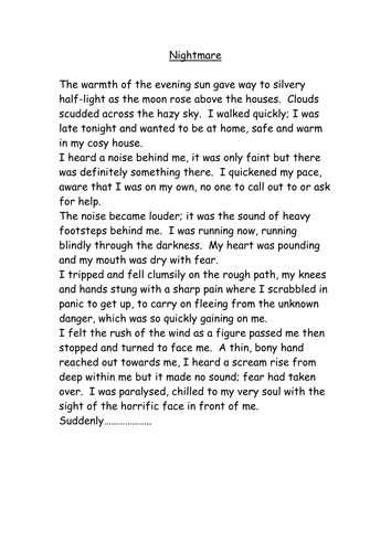 NIGHTMARE ROOM 13 | Teaching Resources