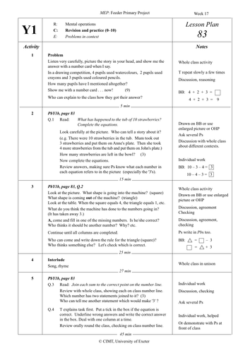 Revision and practice numbers 0-10, lesson 3 | Teaching Resources
