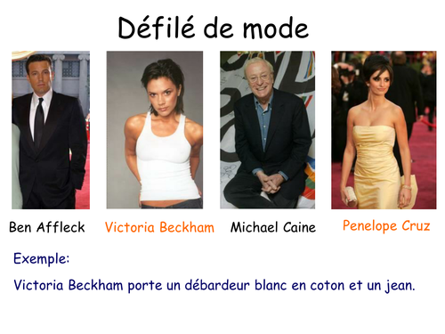 Defile de mode | Teaching Resources