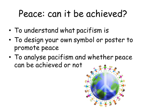 Peace: can it be achieved? | Teaching Resources
