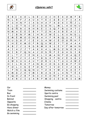 Spanish Places & Leisure Activities | Teaching Resources