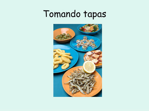 Tomando tapas (primera leccion). | Teaching Resources