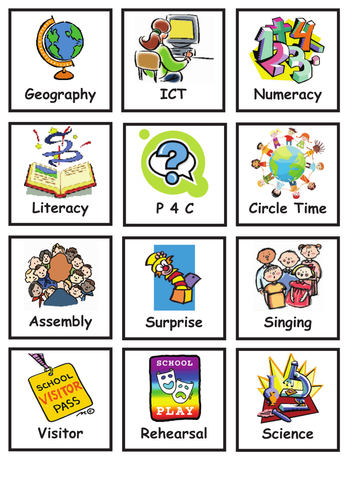 Visual Timetable - lots of variety! | Teaching Resources
