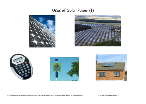 Solar energy | Teaching Resources