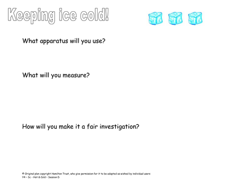 Keeping cool! | Teaching Resources