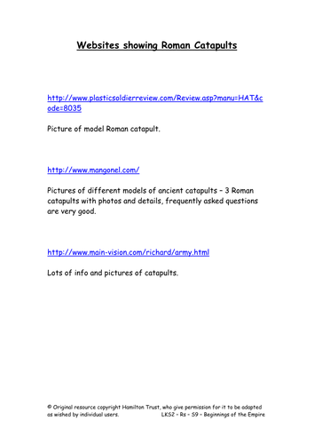 Design & Make Catapults | Teaching Resources