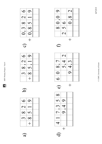 Yr 6 Calculations :Lesson 23 | Teaching Resources
