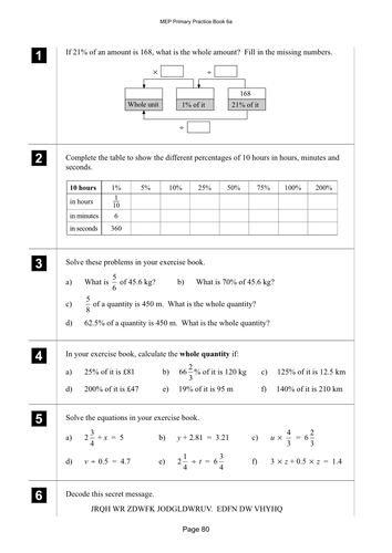 Yr 6 Revision : Lesson 80 | Teaching Resources