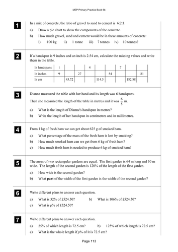 Yr 6 Ratio and proportion : Lesson 113 | Teaching Resources