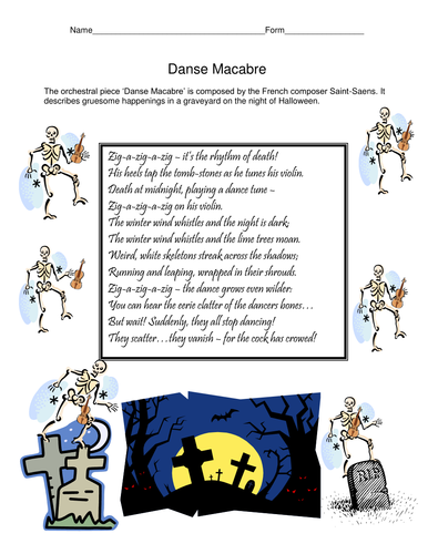 Danse Macabre | Teaching Resources