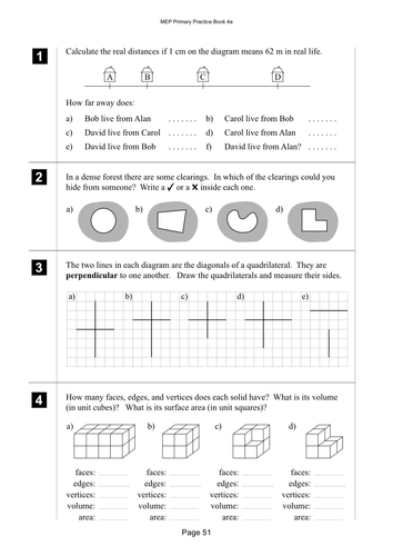 Yr 4 Shape and Space : Lesson 51 | Teaching Resources
