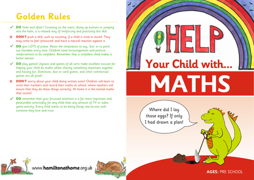 Pre-School Maths Leaflet | Teaching Resources