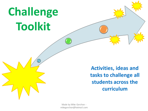Challenge Toolkit by mikegershon - Teaching Resources - Tes