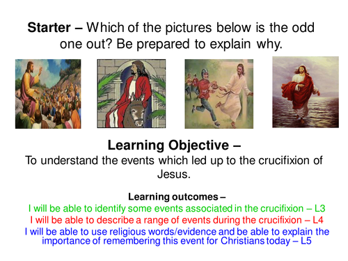 The Crucifixion of Jesus Word Search by sfy773 - Teaching Resources - TES