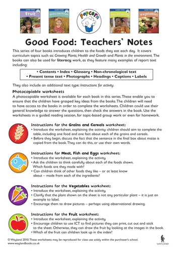 Food and healthy eating | Teaching Resources