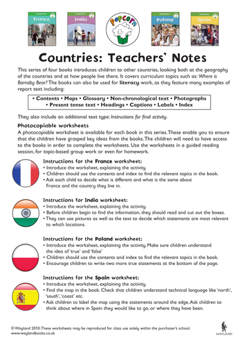 France, Spain, Poland, India - country and culture | Teaching Resources