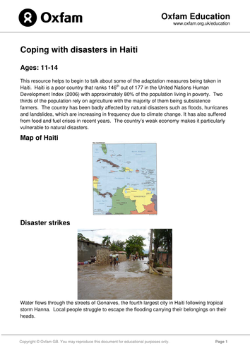 Responses to Climate Change - Worksheet Edexcel A by - UK Teaching ...