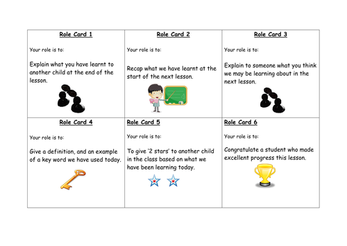 Role Cards | Teaching Resources