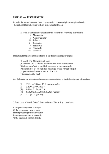 ISA preparation | Teaching Resources