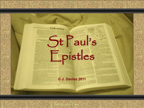 St Paul's Letters | Teaching Resources