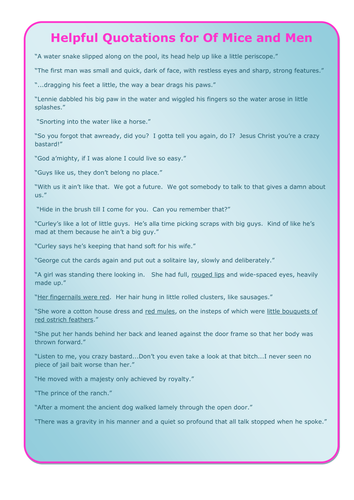 Complete Of Mice and Men Revision Pack | Teaching Resources