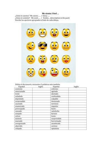 Me siento | Teaching Resources