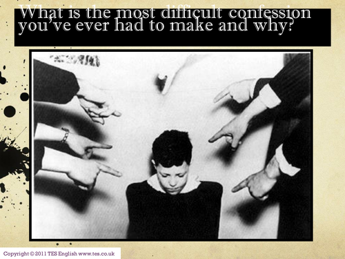 The Crucible Controlled Assessment - Confessions | Teaching Resources