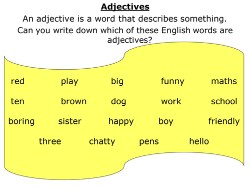 Adjectival agreement - easy m & f endings | Teaching Resources