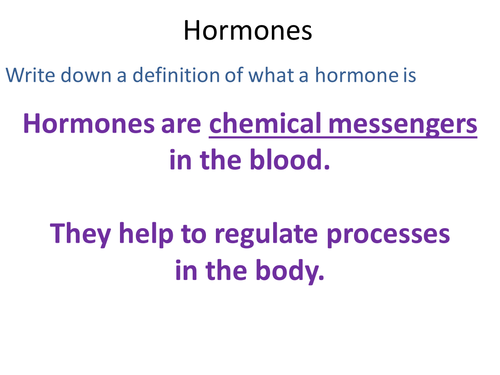 B1 Revision Ppt Hormones Menstrual Cycle Fertility Teaching Resources
