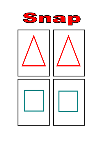 shape snap | Teaching Resources