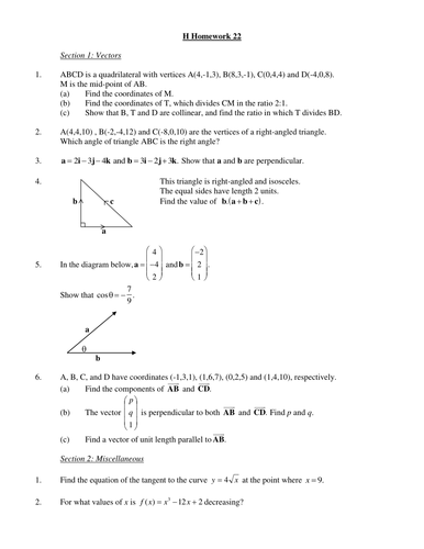 Scottish Higher Outcome 3 Homework's | Teaching Resources